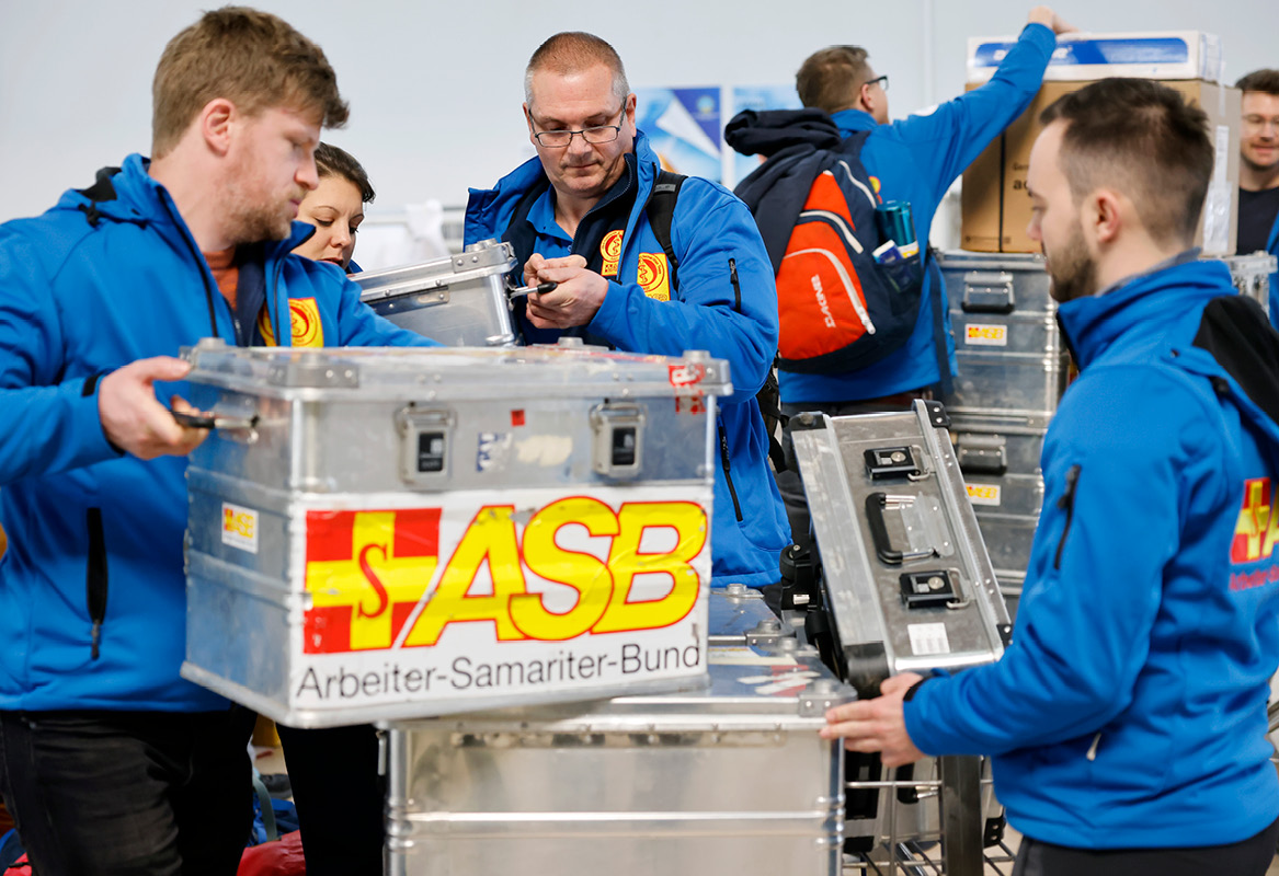 ASB hilft in Nordsyrien mit medizinischen Hilfsgütern und Skyhydranten ...